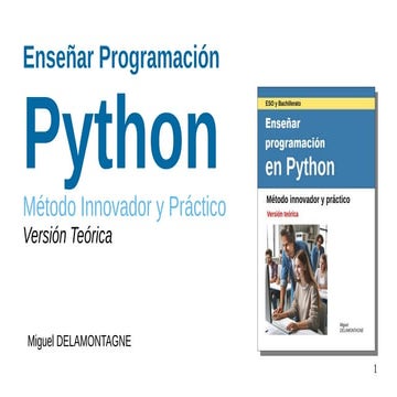 Enseñar Programación Python - Método Innovador y Práctico | PDF