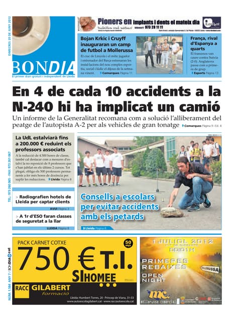 Bondia Lleida 22032012 | PDF