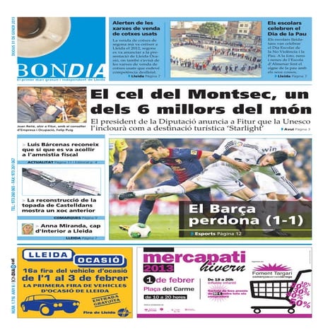 Bondia Lleida 31/01/2010 | PDF
