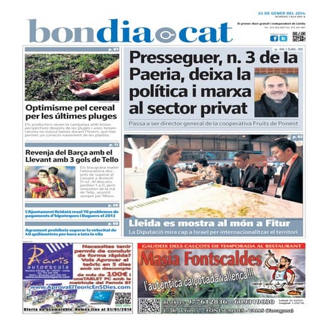 Bondia.cat 23/01/2014 | PDF