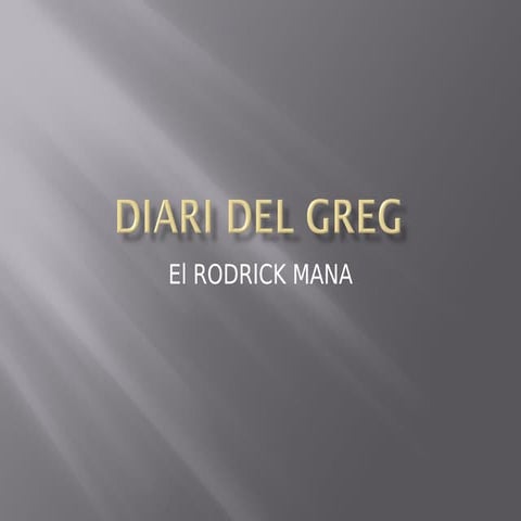 Diari del greg, cisco | PDF