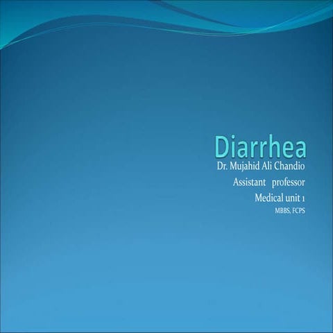 Diarrhea | PPT