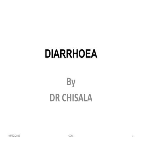 DIARRHEA + CHOLERA_DIAGNOSIS AND MANAGEMENT.pptx
