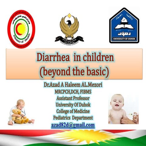 Diarrhea in children | PPTX