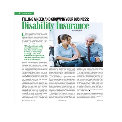 Disability Insurance/ Income Protection | PDF