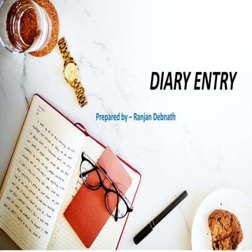 diary-entry-class-7 TBSE Class 7, how to write diary | PPTX