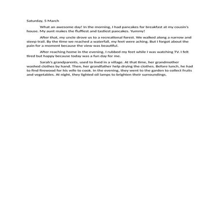 DIARY ENTRY year 6 for primary school.docx