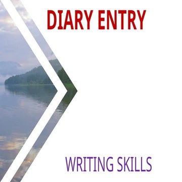 Diary Entry Writing as per CBSE Syllabus | PPTX