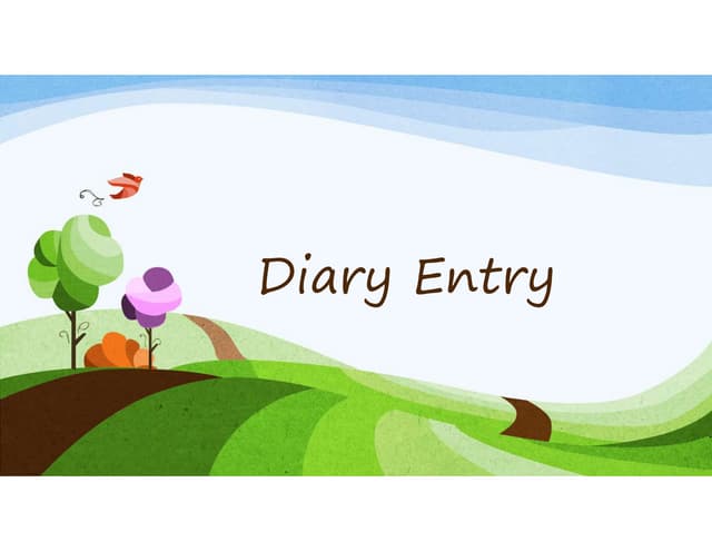 Diary Writing KS3 (Year 7) | PPTX