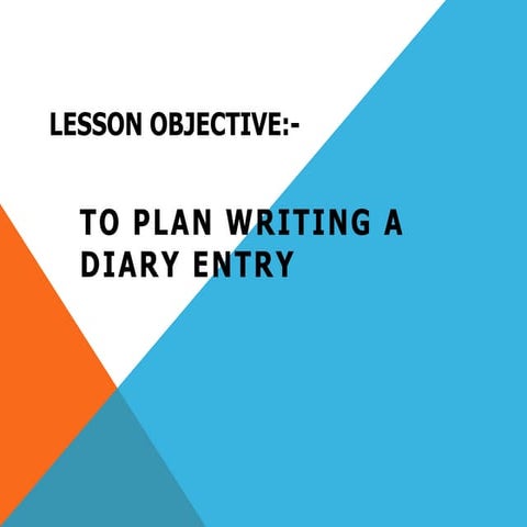 Diary writing | PPT