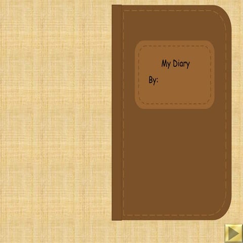 Diary writing template | PPT