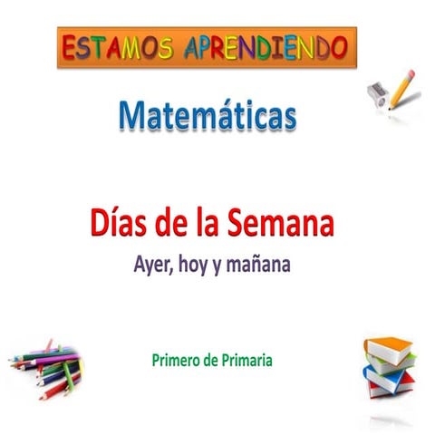 Días de la semana | PPTX