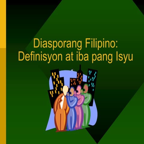 Diasporang Filipino | PPTX