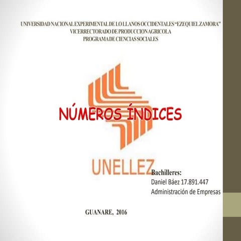 Números indices | PPTX