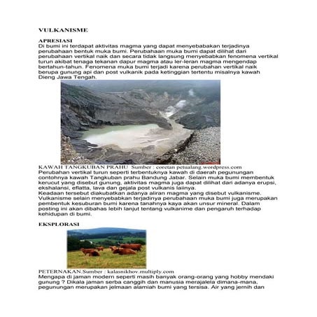 Diastropisme dan vulkanisme | DOCX