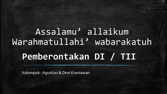 DI/TII | PPTX