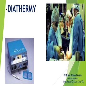 Diathermy principles and types | PPTX