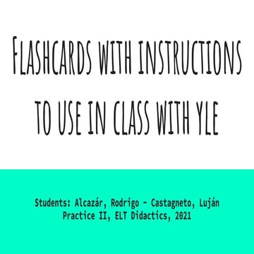 Diaz alcazar castagneto-flashcards_&_song | PPTX