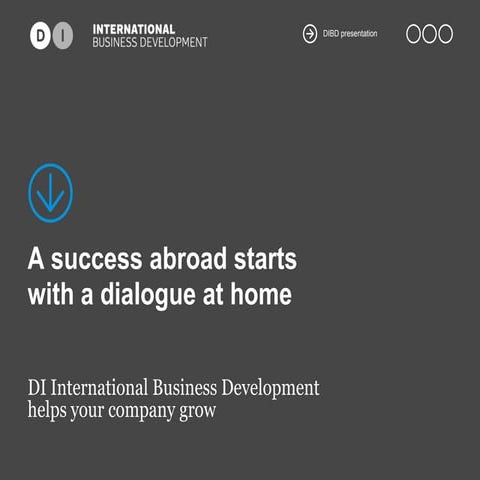 DI International Business Development Presentation | PDF