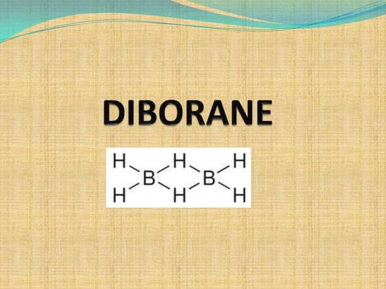 Boranes and carboranes | PPTX