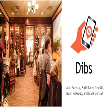 Dibs Final Presentation | PPT