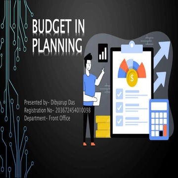 Budget in planning | PPTX | Government Support and Welfare | Financial ...