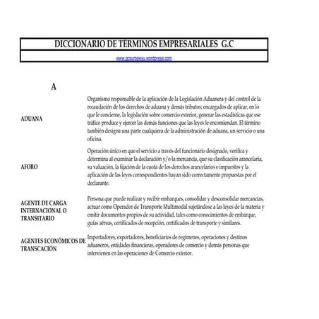 Comercio Y Logistica Documentacion De Importacion Y Exportacion Pdf