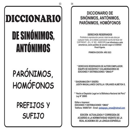 Sinónimos, antónimos, parónimo, homografos y homófonos | PPTX