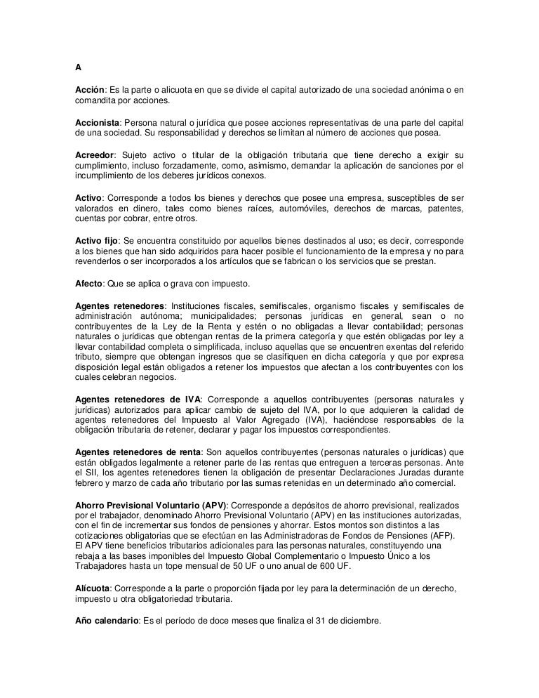 H. Glosario Asiento Contable - creditotrenol