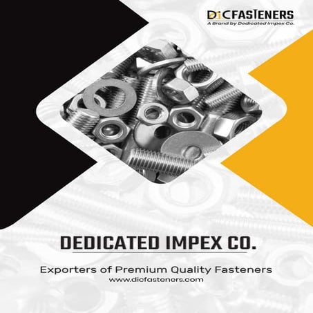 Industrial Fasteners Manufacturers in india | PDF