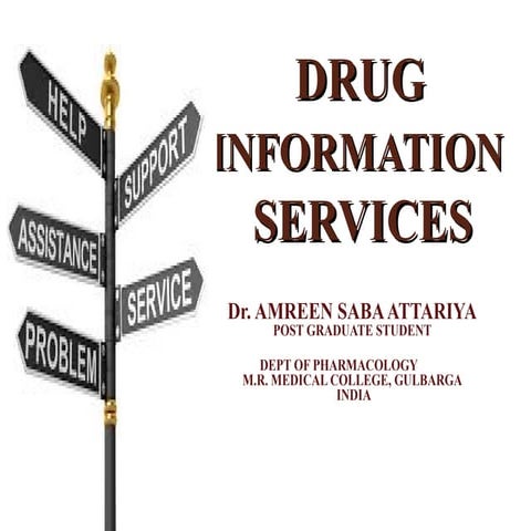 Drug information services | PDF