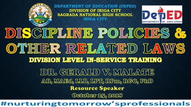 POWERPOINT of house rules used during trainings.pptx