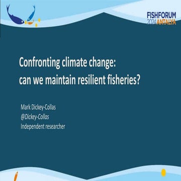 GFCM fish forum climate resilient fisheries | PPTX