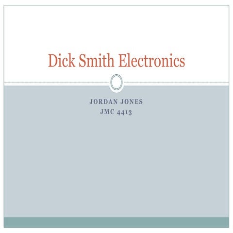 Dick smith presentation | PPTX