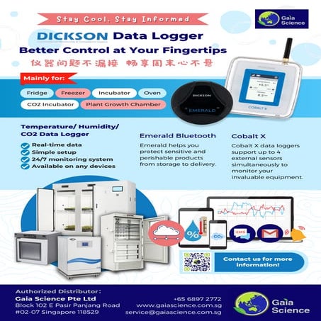 Dickson Data Logger in Singapore | PDF