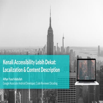 Dicoding Developer Coaching #12: Android | Kenali Accessibility Lebih ...