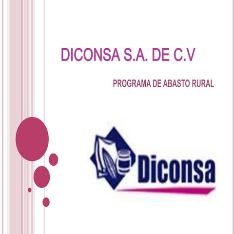 Diconsa | PPTX