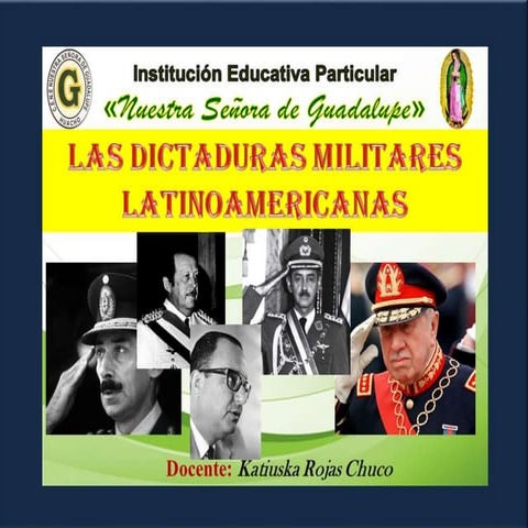 Las Dictaduras en América Latina | PPTX