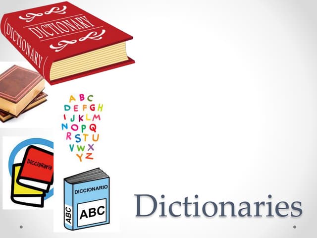 Using a Dictionary | PPT