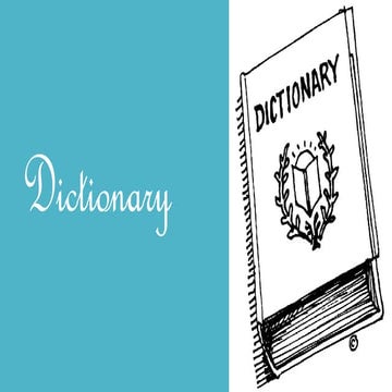 Dictionary | PPT