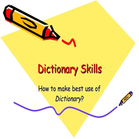 Dictionary Skills | PPT
