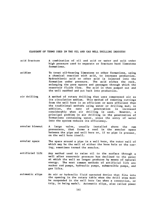 Glossary of drilling report abbreviations | DOC