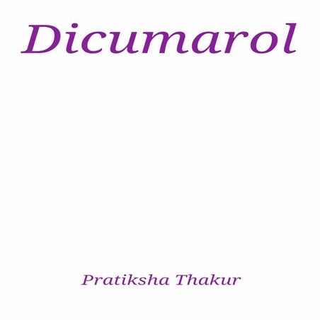 Dicumarol | PDF
