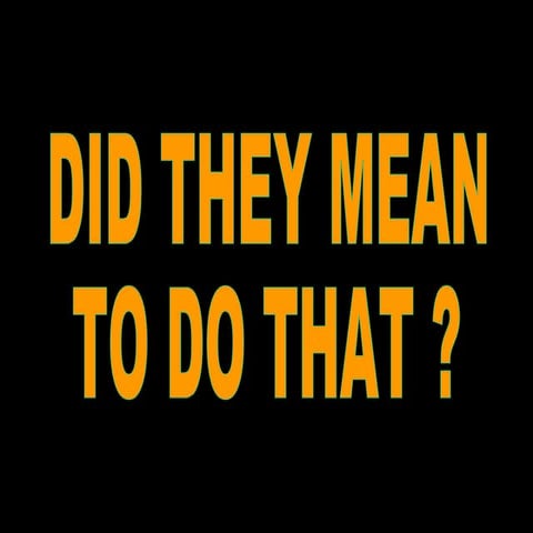 Did They Mean That | PPT