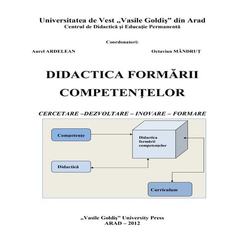 Didactica competente necesare si finale a didcticii | PDF
