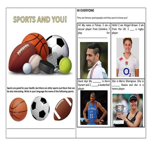 Didactic unit - Unidad didáctica enfocada a deportes | PPT