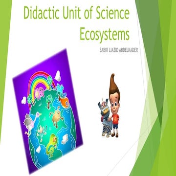Didactic unit of science | PPT