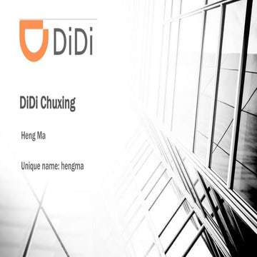 Di di chuxing | PDF
