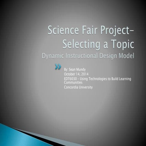 Science Fair - Selecting a Topic Middle School | PDF