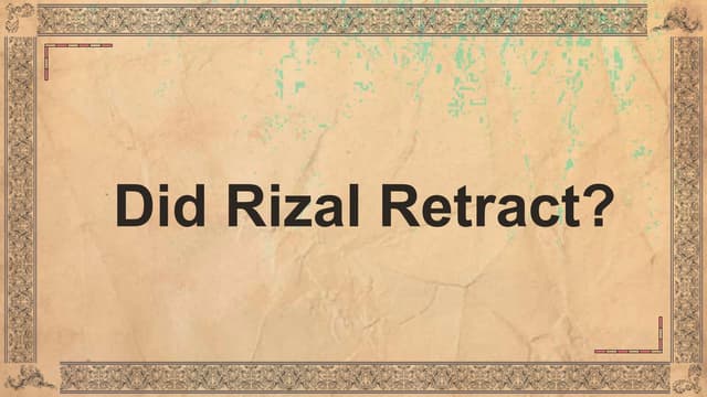 RETRACTION OF RIZAL.pptx